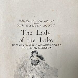 Frederick A Stokes Company | Other | Vintage 895 Lady Of The Lake Small ...